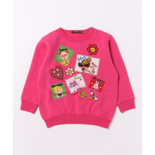 ZOZO問い合わせ番号:101092721ショップ:HYSTERIC MINI，ヒステリックミニブランド:HYSTERIC MINI，ヒステリックミニ商品名:SCRAP PATCHWORK 裏毛トレーナーカテゴリ:トップス>スウェット...