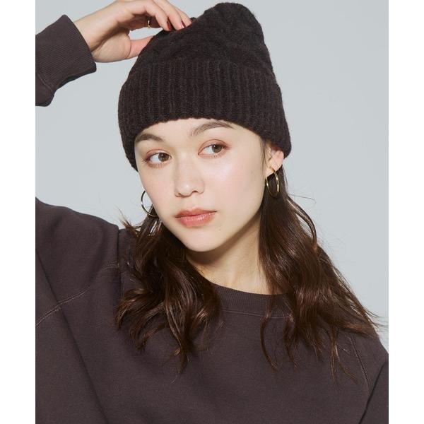 ZOZO問い合わせ番号:101092730ショップ:coca，コカブランド:coca（coca），コカ商品名:ウール混ケーブルニット帽子カテゴリ:帽子>ニットキャップ/ビーニーブランド品番:46-250840002-05素材:ポリエス...