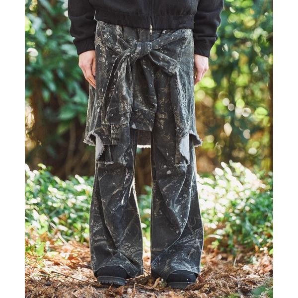 ZOZO問い合わせ番号:101093301ショップ:CJ Div.，シージェイディビジョンブランド:Casper John，キャスパージョン商品名:Tree camo paleo tuck pants/ツリーカモパレオタックパンツカテゴリ:...