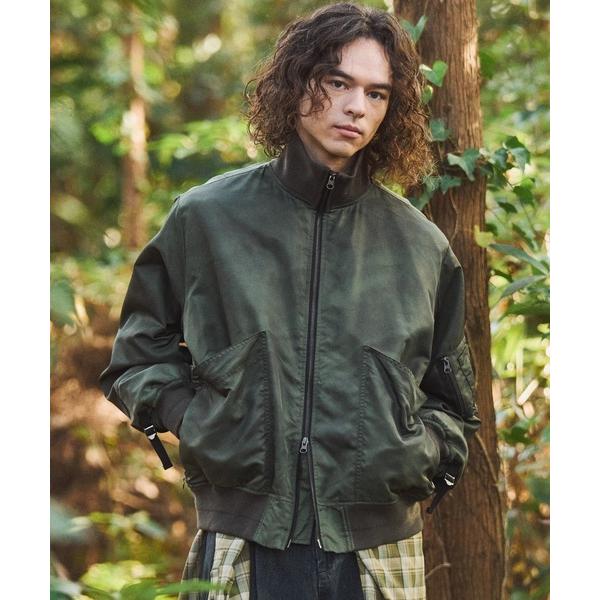 『タイムセール実施中』ZOZO問い合わせ番号:101094622ショップ:CJ Div.，シージェイディビジョンブランド:Casper John，キャスパージョン商品名:Inkjet gimmick MA-1/インクジェットギミックMA-1...