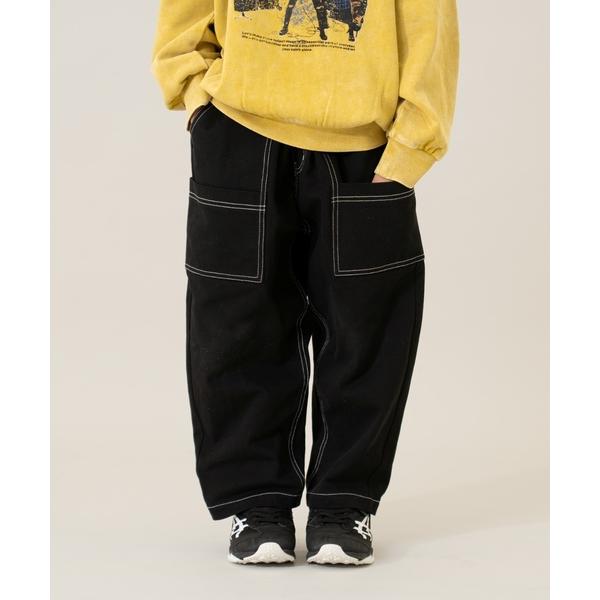 『セール実施中』ZOZO問い合わせ番号:101132227ショップ:petit main，プティマインブランド:and D. petit main，アンドディープティマイン商品名:ステッチカーゴパンツカテゴリ:パンツ>その他パンツブラ...