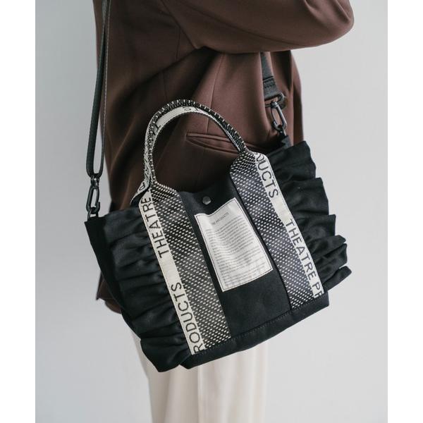 『タイムセール実施中』ZOZO問い合わせ番号:101132768ショップ:THEATRE PRODUCTS，シアタープロダクツブランド:THEATRE PRODUCTS，シアタープロダクツ商品名:ドット柄JQテープテムズフリル2WAYショル...