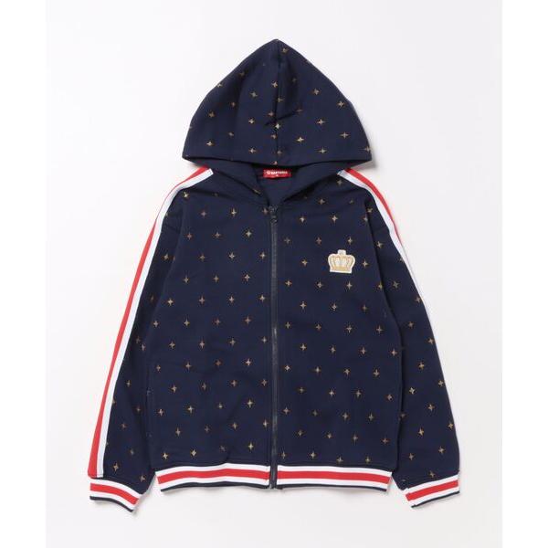 『タイムセール実施中』ZOZO問い合わせ番号:101132792ショップ:BABYDOLL，ベビードールブランド:BABYDOLL，ベビードール商品名:親子お揃い スパークルラインジップパーカー 1186K （ボトムス別売）カテゴリ:トップ...