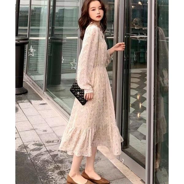 『セール実施中』ZOZO問い合わせ番号:101132862ショップ:VIBGYOR，ヴィブジョーブランド:i-dare，アイディア商品名:【i-dare】小花柄 長袖 フレア ワンピースカテゴリ:ワンピース/ドレス>ワンピースブランド...