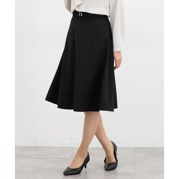 ZOZO問い合わせ番号:101132900ショップ:Honeys，ハニーズブランド:Honeys，ハニーズ，GLACIER，グラシア商品名:【ストレッチ・ウォッシャブル・イージーケア】ベルト付フレアスカート６４丈カテゴリ:スカート>ス...