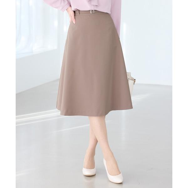 ZOZO問い合わせ番号:101132902ショップ:Honeys，ハニーズブランド:Honeys，ハニーズ，GLACIER，グラシア商品名:【ストレッチ・ウォッシャブル・イージーケア】ベルト付フレアスカート６８丈カテゴリ:スカート>ス...