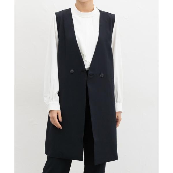 ZOZO問い合わせ番号:101132914ショップ:Honeys，ハニーズブランド:Honeys，ハニーズ，GLACIER，グラシア商品名:【ストレッチ・ウォッシャブル・イージーケア】ロングジレカテゴリ:トップス>ベストブランド品番:...