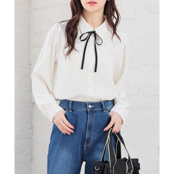 ZOZO問い合わせ番号:101132916ショップ:Honeys，ハニーズブランド:Honeys，ハニーズ，COLZA，コルザ商品名:リボン付ブラウスカテゴリ:トップス>シャツ/ブラウスブランド品番:673-61-0216素材:表地 ...