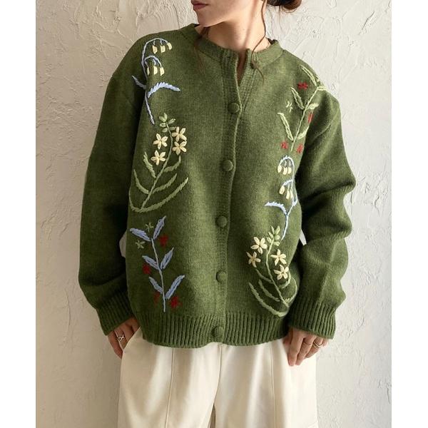 『セール実施中』ZOZO問い合わせ番号:101133008ショップ:wears，ウェアーズブランド:She's Closet，シーズクローゼット商品名:花柄フラワー刺繍長袖ニットカーディガンカテゴリ:トップス>カーディガン/ボレロブラ...