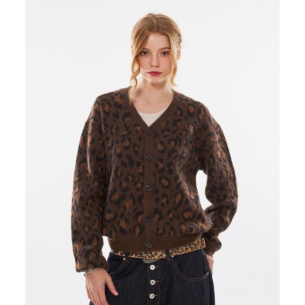 『セール実施中』ZOZO問い合わせ番号:101133079ショップ:FTW，エフティーダブリューブランド:WISH FOR EVER，ウィッシュフォーエバー商品名:【 3color / 3size 】LEOPARD JACQUARD CAR...