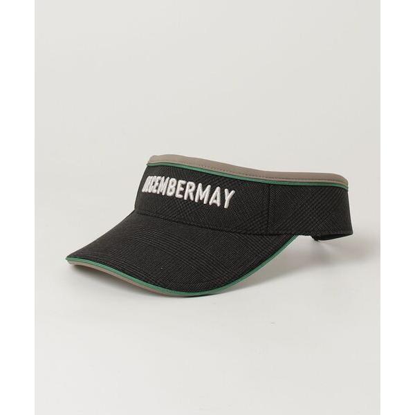 ZOZO問い合わせ番号:101133424ショップ:DECEMBERMAY，ディセンバーメイブランド:DECEMBERMAY，ディセンバーメイ商品名:Glen check combination visorカテゴリ:帽子>サンバイザー...