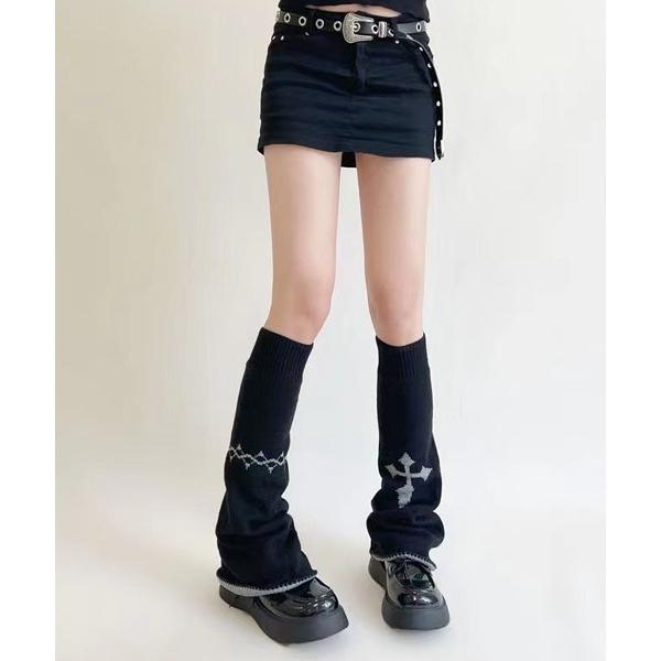 『セール実施中』※このアイテムは返品・交換対象外商品です。ZOZO問い合わせ番号:101133481ショップ:Mayree，メイリーブランド:Mayree，メイリー商品名:【urge select】Y2K ゴスパンク ニット レッグウォーマ...