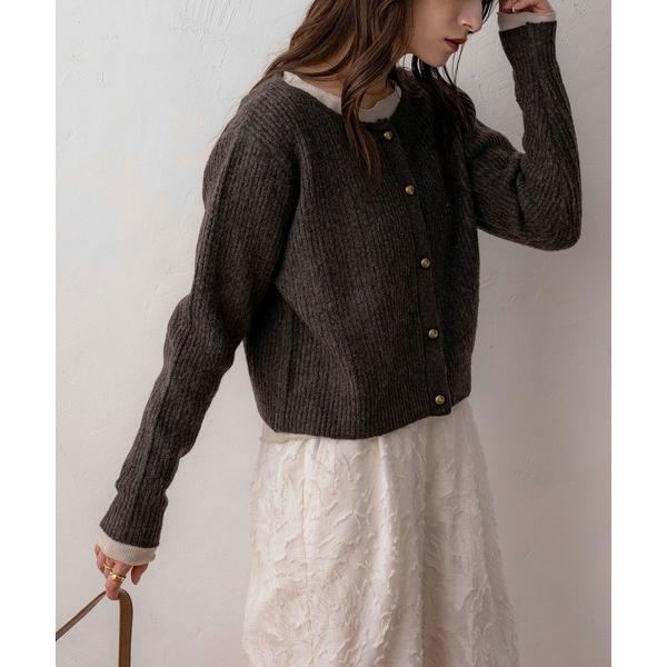 『タイムセール実施中』ZOZO問い合わせ番号:101133673ショップ:Chaco closet，チャコクローゼットブランド:NOAHL，ノアル商品名:【NOAHL】ラウンドネックニットカーディガンカテゴリ:トップス>カーディガン/...