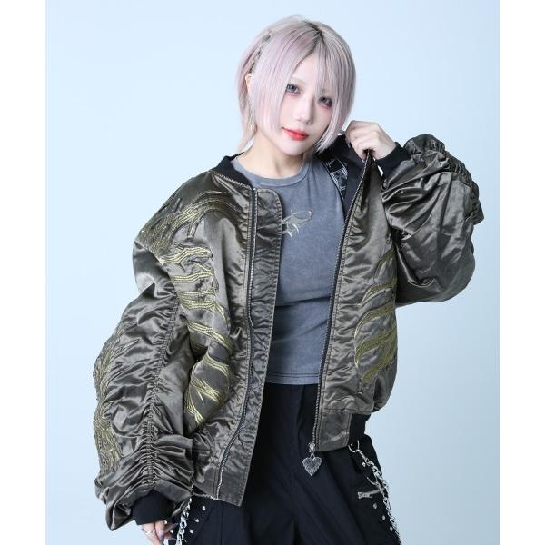 『セール実施中』ZOZO問い合わせ番号:101134560ショップ:BUFFALO BOBS，バッファローボブズブランド:BACKSTAGE PASS，バックステージパス商品名:CRIMSON GHOST MA-1(クリムゾンゴーストMA-...