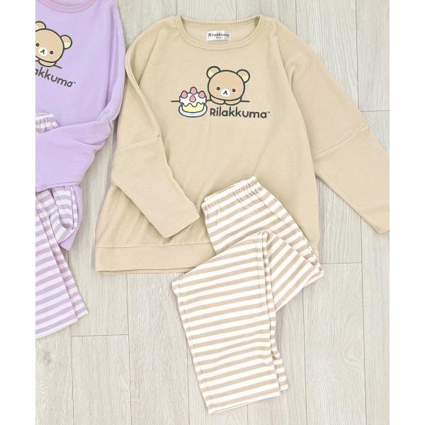 『タイムセール実施中』ZOZO問い合わせ番号:101137779ショップ:RUGGEDWORKS，ラゲッドワークスブランド:RUGGEDWORKS，ラゲッドワークス商品名:《リラックマ》キッズ 長袖 ルームウェア パジャマ ドルマン フリー...