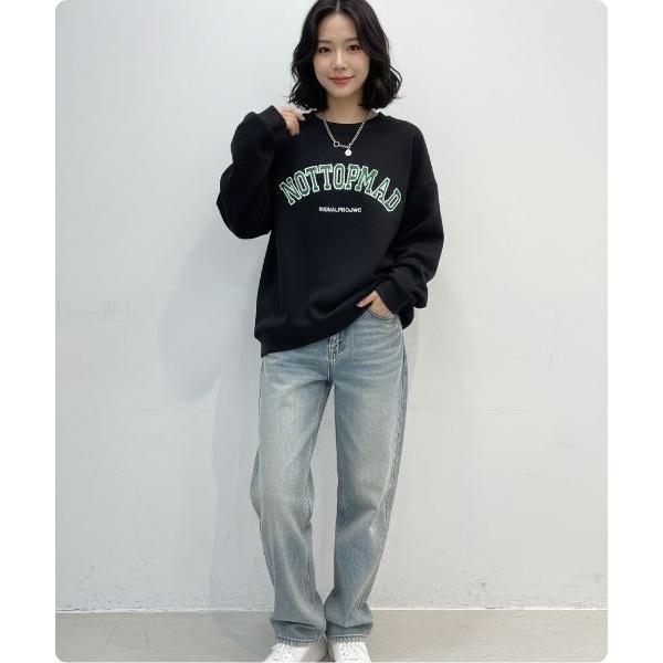 ZOZO問い合わせ番号:101141834ショップ:Bonjour Sagan，ボンジュールサガンブランド:I.O.E，アイオイ商品名:韓国スタイルカレッジロゴスウェットカテゴリ:トップス>スウェットブランド品番:IOE5FTS040...