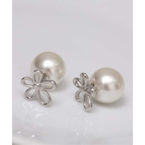 『タイムセール実施中』※このアイテムは返品・交換対象外商品です。ZOZO問い合わせ番号:101144755ショップ:VIBGYOR，ヴィブジョーブランド:Peony，ピオニー商品名:【Peony/ピオニー】/ステンレス　オープンフラワー×パ...