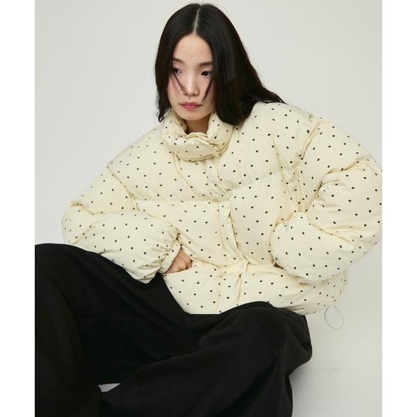 『タイムセール実施中』ZOZO問い合わせ番号:101158977ショップ:Auntie Rosa，アンティローザブランド:NUJOH，ヌゾ商品名:Flower Dot Short Padding Jacket / フラワードットショートパデ...