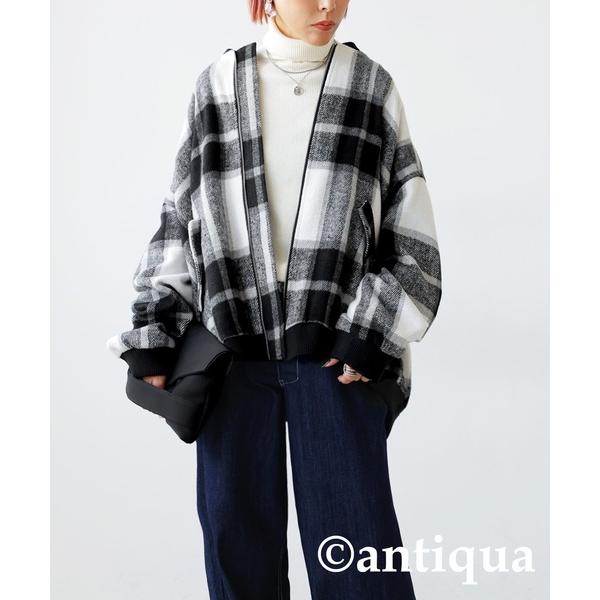 参考価格：8，360円発売時期：2023年12月コンディション：B（目立つ使用感なし）使用感が少ない、または気にならないアイテム袖口：ほつれ、毛玉全体的：汚れ参考商品名：大判チェック柄ブルゾン参考品番：ZY-00090【商品に関する注意事項...