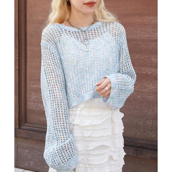 『タイムセール実施中』参考価格：7，590円発売時期：2024年06月コンディション：A（使用感なし）数回使用した程度で使用感が感じられないアイテム参考商品名：マルチヤーンラメ入りメッシュプルオーバー参考品番：360126【商品に関する注意...