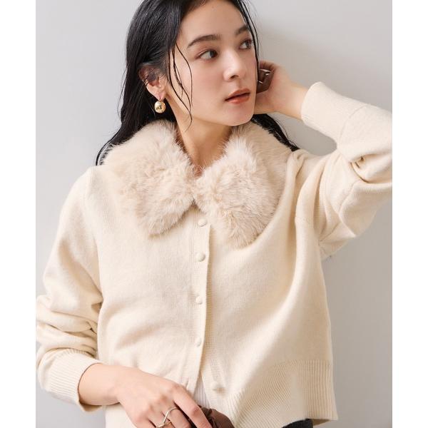 『タイムセール実施中』ZOZO問い合わせ番号:101176281ショップ:VIS，ビスブランド:VIS，ビス商品名:衿ファー取り外しカーディガンカテゴリ:トップス>カーディガン/ボレロブランド品番:2025-B-BVK45120素材:...