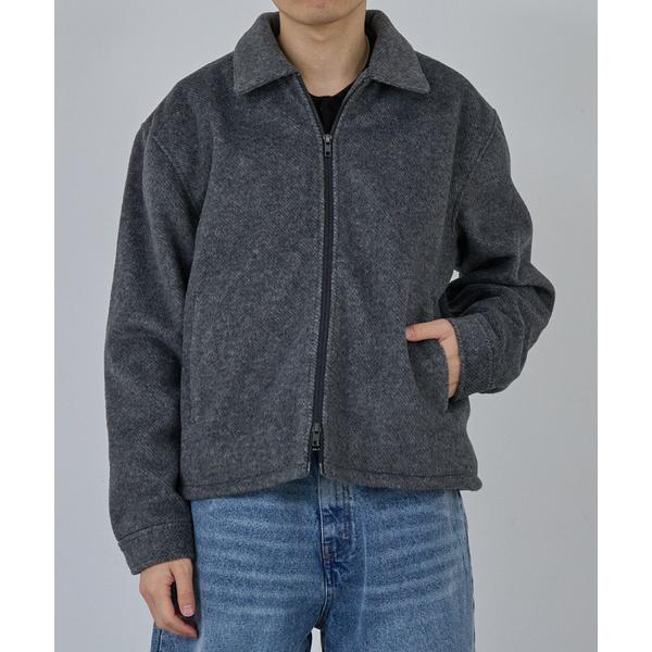 『セール実施中』ZOZO問い合わせ番号:101186291ショップ:ABAHOUSE，アバハウスブランド:AH ABAHOUSE，エーエイチアバハウス商品名:CROPPED DOUBLE ZIP-UP SHAGGY BLOUSON / クロ...