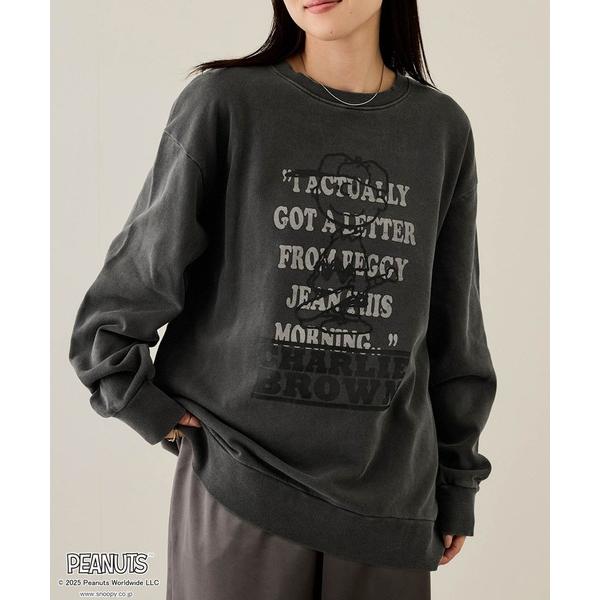 『タイムセール実施中』ZOZO問い合わせ番号:101187000ショップ:Mac-House，マックハウスブランド:PEANUTS，ピーナッツ，Mac-House，マックハウス商品名:PEANUTS ピグメントプリントトレーナーカテゴリ:ト...