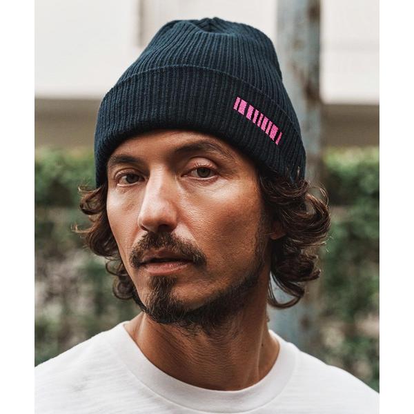 ZOZO問い合わせ番号:101187092ショップ:CAMBIO，カンビオブランド:felkod，フィルコッド商品名:mko13328-Barcode Embroidery Cotton Knit Watch ニット帽(F26S330)カテ...