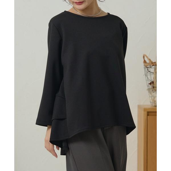 『タイムセール実施中』ZOZO問い合わせ番号:101187179ショップ:Lace Ladies，レースレディースブランド:DAYRA，デイラ商品名:クルーネック フレア ティアード 長袖 トップスカテゴリ:トップス>Tシャツ/カット...