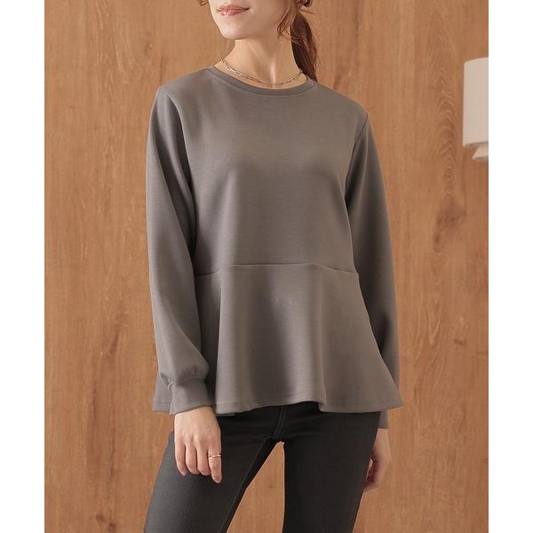 ZOZO問い合わせ番号:101187185ショップ:Lace Ladies，レースレディースブランド:DAYRA，デイラ商品名:ソリッドカラー ペプラム 長袖 フレア プルオーバーカテゴリ:トップス>Tシャツ/カットソーブランド品番:...