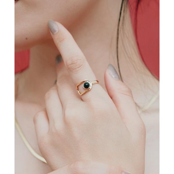 ZOZO問い合わせ番号:101187571ショップ:TONE，トーンブランド:novice，ノーヴィス，tone，トーン商品名:【novice】 Gemstone Open Frame Ring［Silver925］カテゴリ:アクセサリー&...