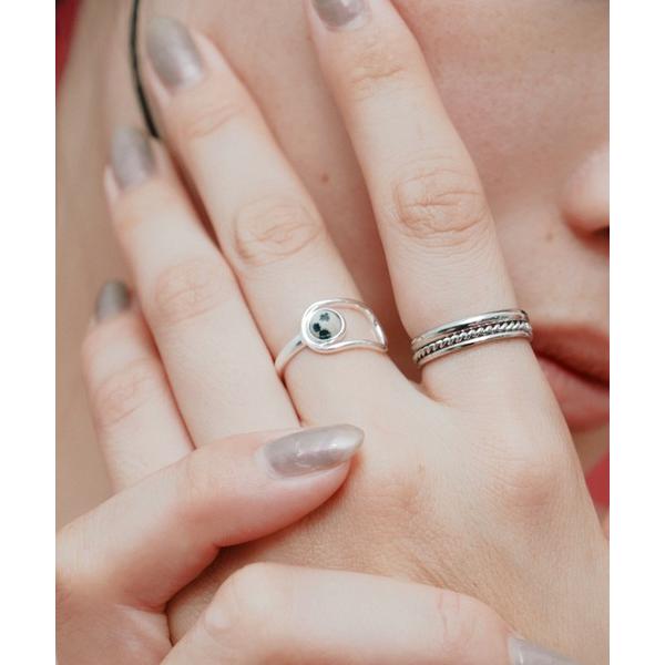 ZOZO問い合わせ番号:101187612ショップ:TONE，トーンブランド:novice，ノーヴィス，tone，トーン商品名:【novice】 Gemstone Open Frame Ring［Silver925］カテゴリ:アクセサリー&...