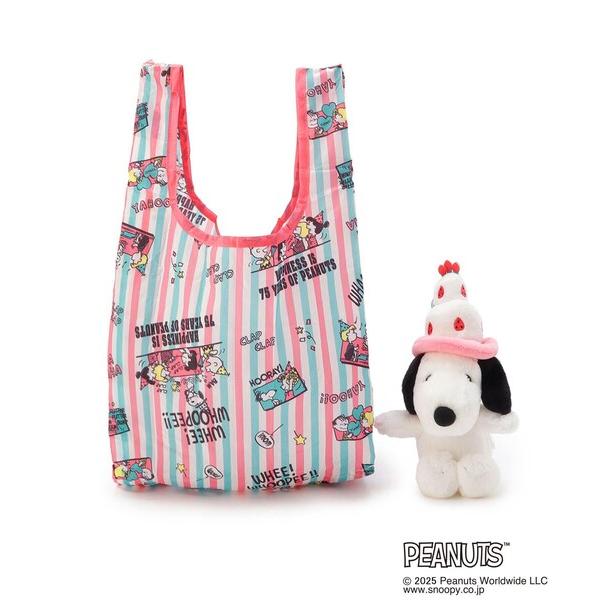 ZOZO問い合わせ番号:101187975ショップ:WORLD ONLINE STORE SELECT，ワールドオンラインストアセレクトブランド:one'sterrace，ワンズテラス商品名:SNOOPY ぬいぐるみエコバッグ 75thカテ...