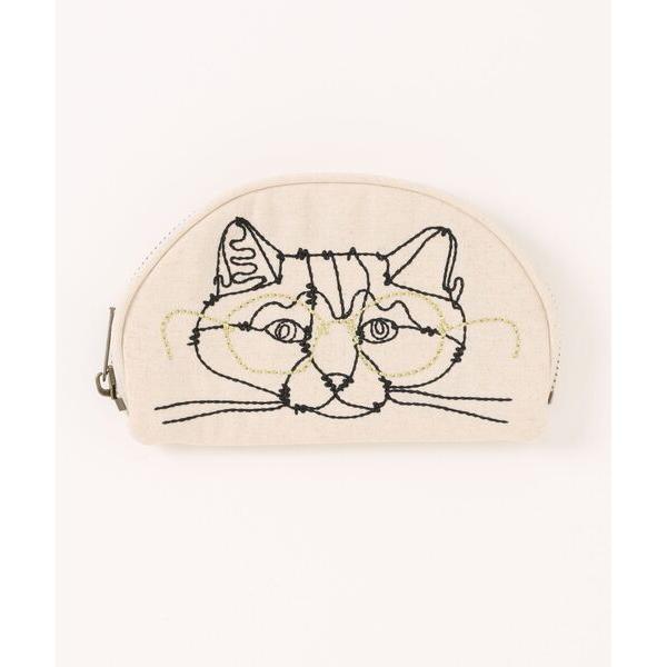 ZOZO問い合わせ番号:101188320ショップ:salle de bal，サルデバルブランド:salle de bal，サルデバル商品名:【 ＋HayU fabric / ハユ 】 メガネケース　ネコ　 WHAQG-0005　KOIカテ...