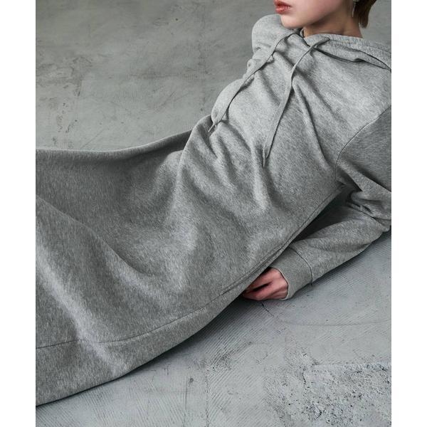 『タイムセール実施中』ZOZO問い合わせ番号:101188832ショップ:bflat，ビーフラットブランド:Fashion Letter，ファッションレター商品名:裏起毛 フーディールームワンピース M-LLsizeカテゴリ:ルームウェア&...