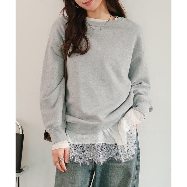 『タイムセール実施中』ZOZO問い合わせ番号:101189522ショップ:kobelettuce，コウベレタスブランド:KOBE LETTUCE，コウベレタス商品名:裾レースシアートップスカテゴリ:トップス>Tシャツ/カットソーブラン...