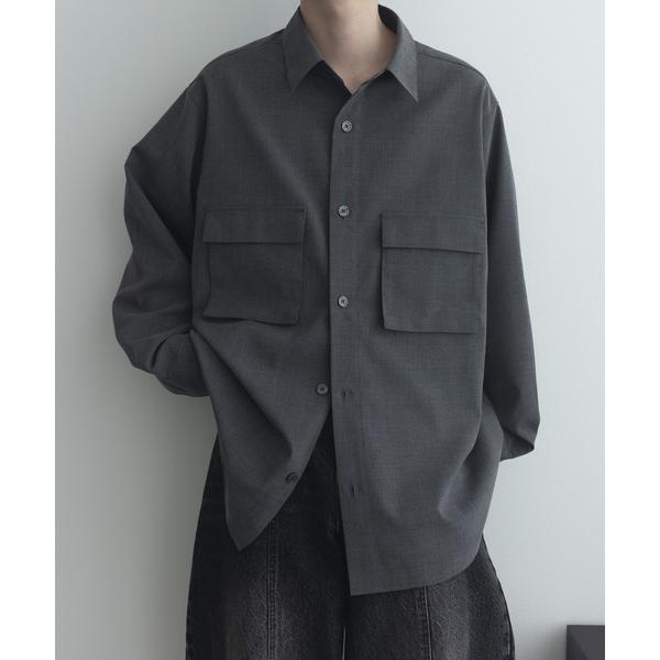 ZOZO問い合わせ番号:101189967ショップ:remer，リメールブランド:remer，リメール商品名:ルーズオーバーサイズポケットシャツ / Loose Oversized Pocket Shirtカテゴリ:トップス>シャツ/...