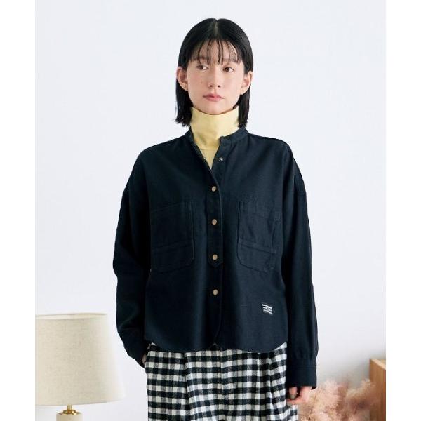 ZOZO問い合わせ番号:101190092ショップ:FELISSIMO，フェリシモブランド:Sunny clouds，サニークラウズ商品名:サニークラウズ　黒カルゼのワークシャツ〈レディース〉カテゴリ:トップス>シャツ/ブラウスブラン...