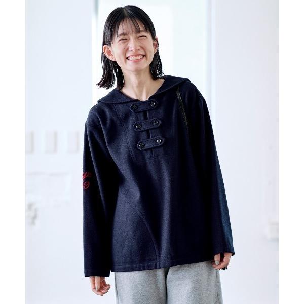ZOZO問い合わせ番号:101190121ショップ:FELISSIMO，フェリシモブランド:Sunny clouds，サニークラウズ商品名:サニークラウズ　ｆｅａｔ．　ｍｉｉ　セーラースモック〈レディース〉カテゴリ:トップス>その他ト...