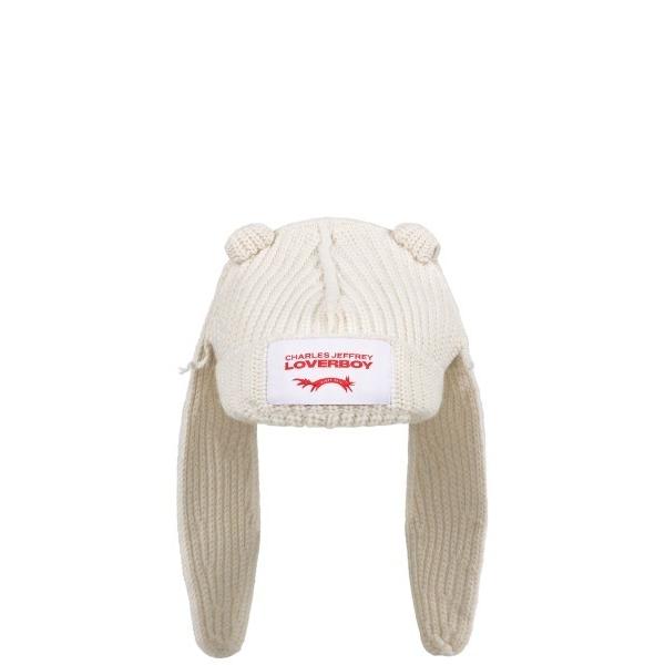 ZOZO問い合わせ番号:101190202ショップ:NUBIAN，ヌビアンブランド:Charles Jeffrey Loverboy，チャールズジェフリーラバーボーイ商品名:CHUNKY RABBIT BEANIEカテゴリ:帽子>ニッ...