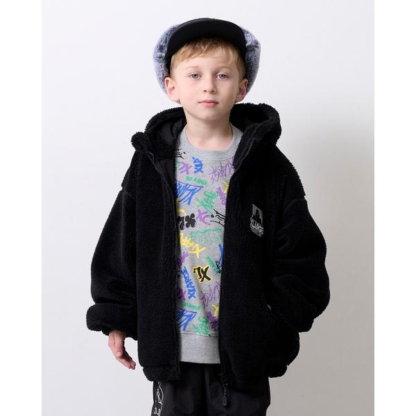 ZOZO問い合わせ番号:101193034ショップ:X-girl Stages，エックスガール ステージスブランド:XLARGE KIDS，エクストララージキッズ商品名:OGボアブルゾンカテゴリ:ジャケット/アウター>ブルゾンブランド...