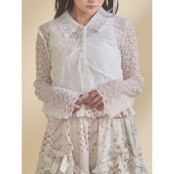 ZOZO問い合わせ番号:101201383ショップ:merry jenny，メリージェニーブランド:merry jenny，メリージェニー商品名:fog color blocking cardiganカテゴリ:トップス>シャツ/ブラウ...