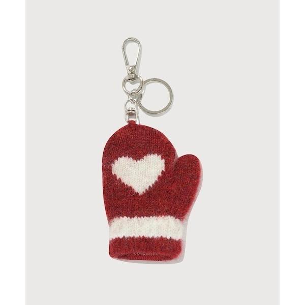 ZOZO問い合わせ番号:101202055ショップ:3rdSpring，サードスプリングブランド:COVERNAT，カバーナット商品名:WOMAN CLOVER HEART GLOVE KNIT KEYRINGカテゴリ:財布/小物>キ...