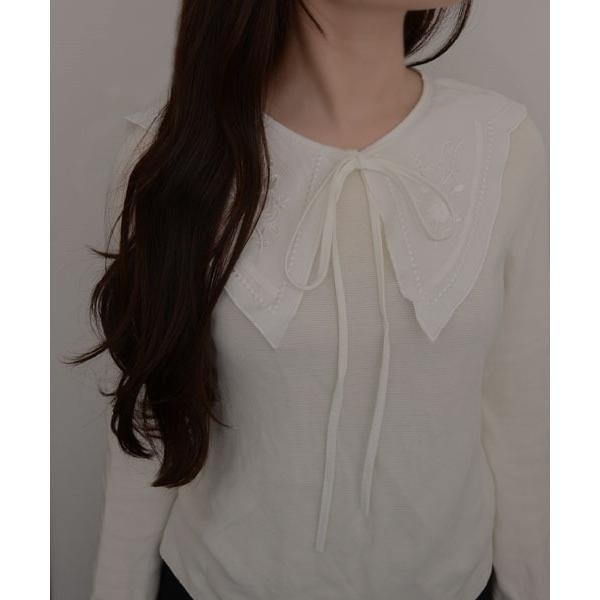 ZOZO問い合わせ番号:101202159ショップ:TONE，トーンブランド:TONE SELECT GOODS，トーンセレクトグッズ商品名:【resonance】花柄 刺繍 つけ襟【マルチウェイ】カテゴリ:ファッション雑貨>付け襟ブ...