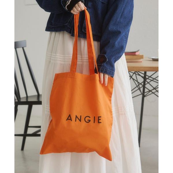 ZOZO問い合わせ番号:101202637ショップ:ANGIE VINTAGE，アンジー ヴィンテージブランド:ANGIE，アンジー商品名:ロゴ カラー コットン トート バック（A4収納可）カテゴリ:バッグ>トートバッグブランド品番...
