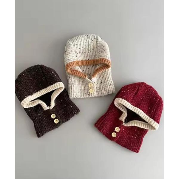 『タイムセール実施中』ZOZO問い合わせ番号:101217487ショップ:RiNc，リンクブランド:Bambin，ボンバン商品名:【 Bambin / ボンバン 】 ミックスニット バラクラバカテゴリ:帽子>ニットキャップ/ビーニーブ...