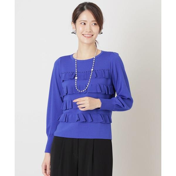 『タイムセール実施中』参考価格：31，900円発売時期：2023年10月コンディション：A（使用感なし）数回使用した程度で使用感が感じられないアイテム参考商品名：レーヨンナイロンフリル ニットプルオーバー参考品番：W5N07244__【商品...