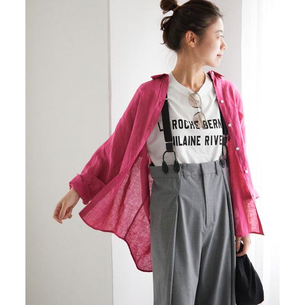 『タイムセール実施中』参考価格：9，900円発売時期：2023年01月コンディション：A（使用感なし）数回使用した程度で使用感が感じられないアイテム参考商品名：カラーリネンレギュラーシャツ参考品番：23050462103020【商品に関する...