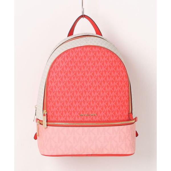 『セール実施中』ZOZO問い合わせ番号:101233268ショップ:MICHAEL KORS，マイケル・コースブランド:MICHAEL KORS，マイケルコース商品名:RHEA ジップ バックパック ミディアム - MKシグネチャーカテゴリ...