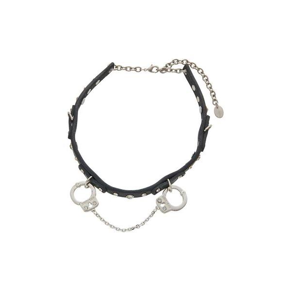 ZOZO問い合わせ番号:101233574ショップ:HYSTERIC GLAMOUR，ヒステリックグラマーブランド:HYSTERIC GLAMOUR，ヒステリックグラマー商品名:HANDCUFFS レザーチョーカーカテゴリ:アクセサリー&g...